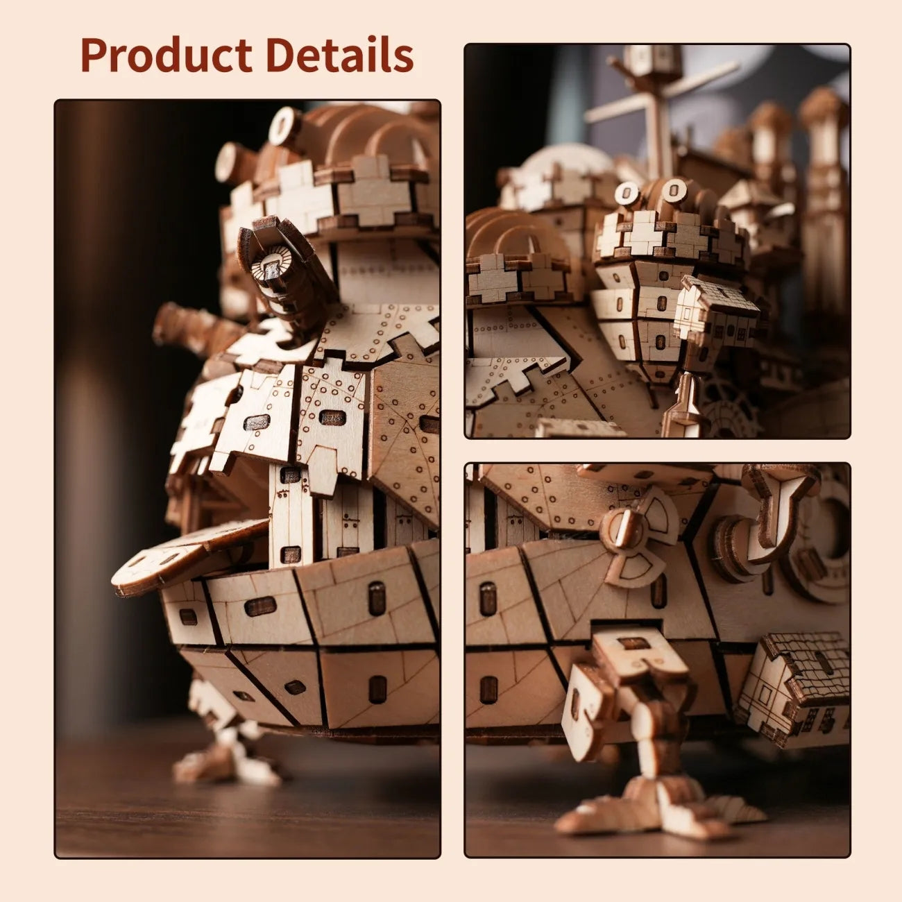 Hal's Moving Castle 3D Wooden Puzzle – Ugeargeek