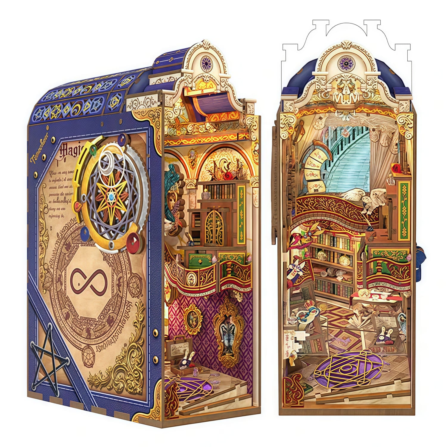 Ugeargeek Wand Library Book Nook